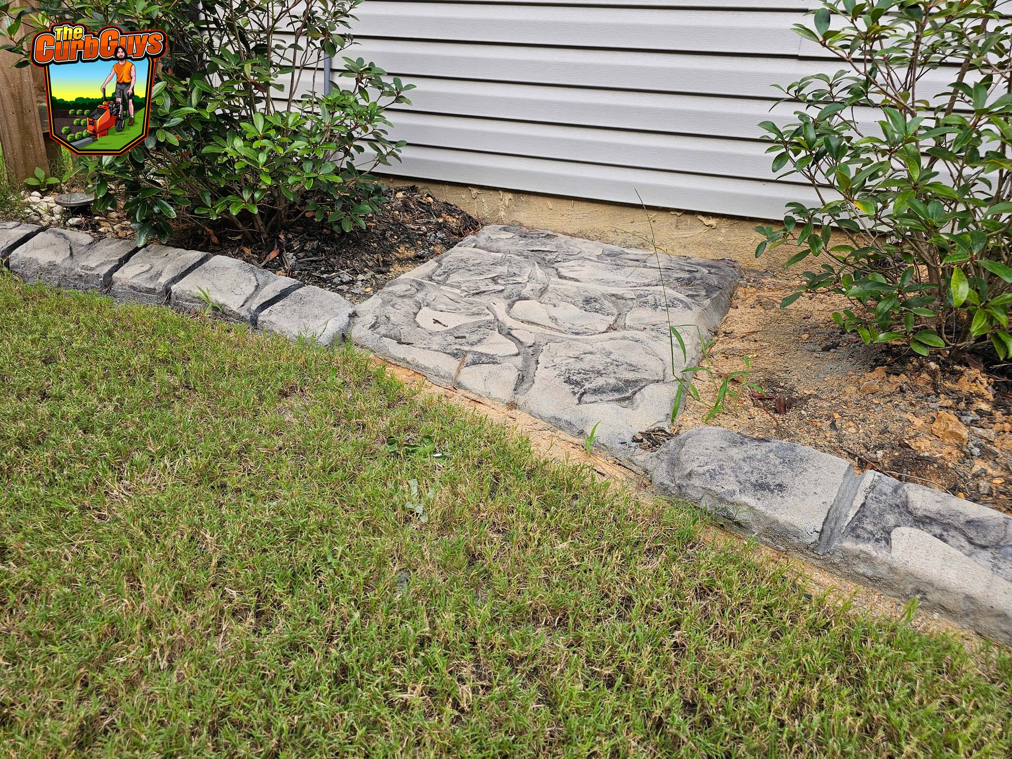 Custom Concrete Trash Can Pads | The Curb Guys